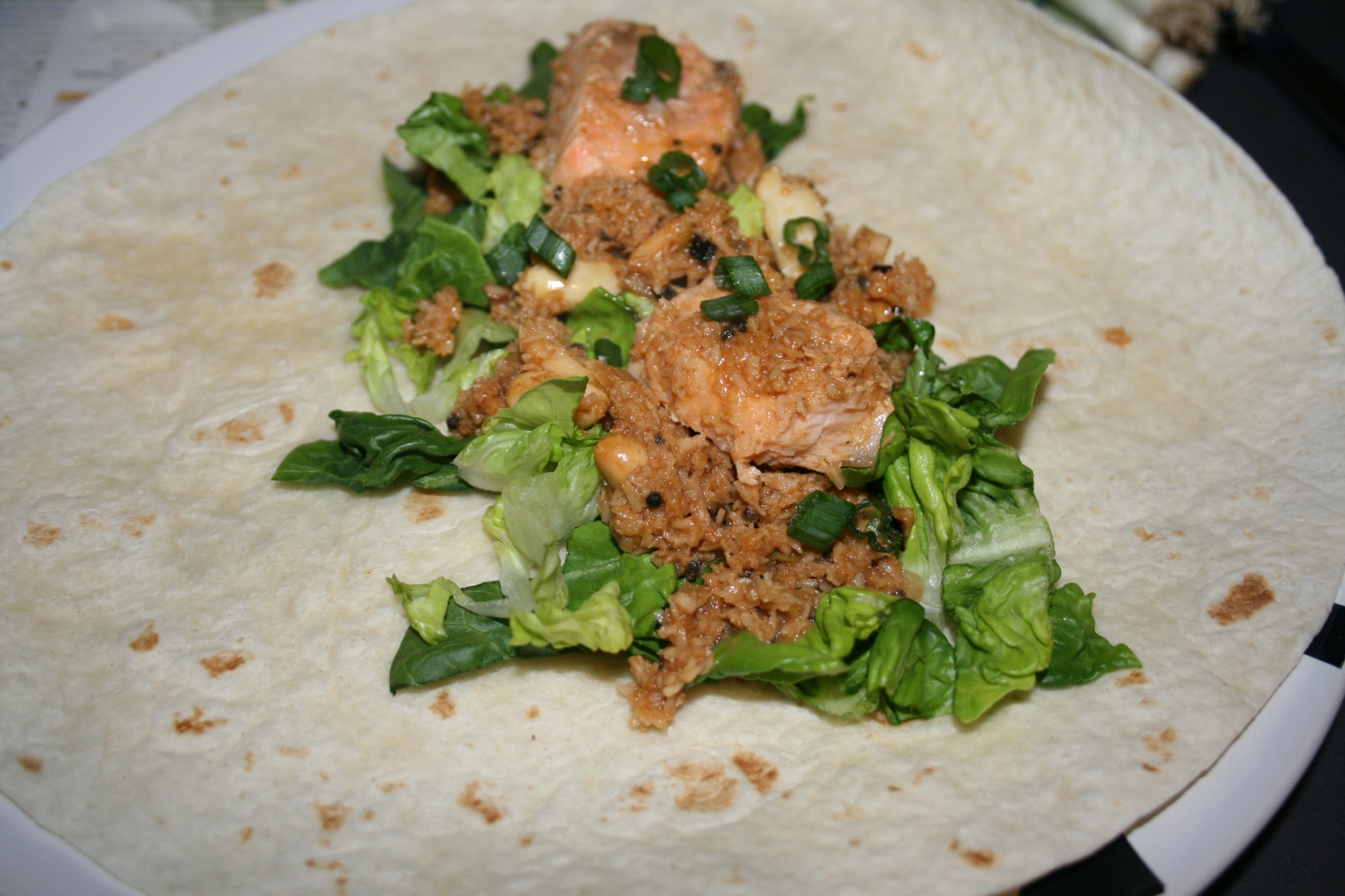 Keralan Salmon Wraps – Full As An Egg