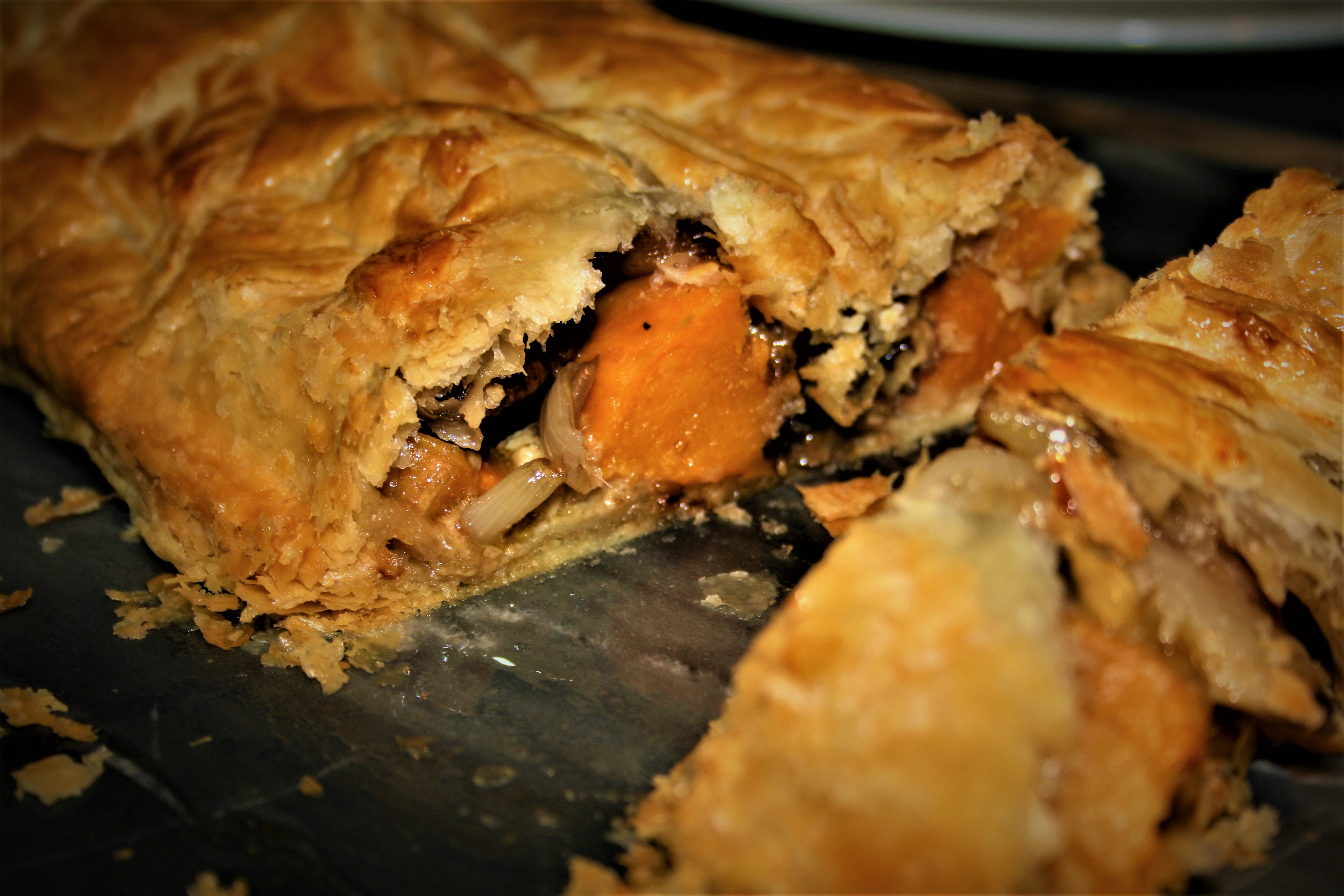 Squash and blue cheese wellington – Full As An Egg