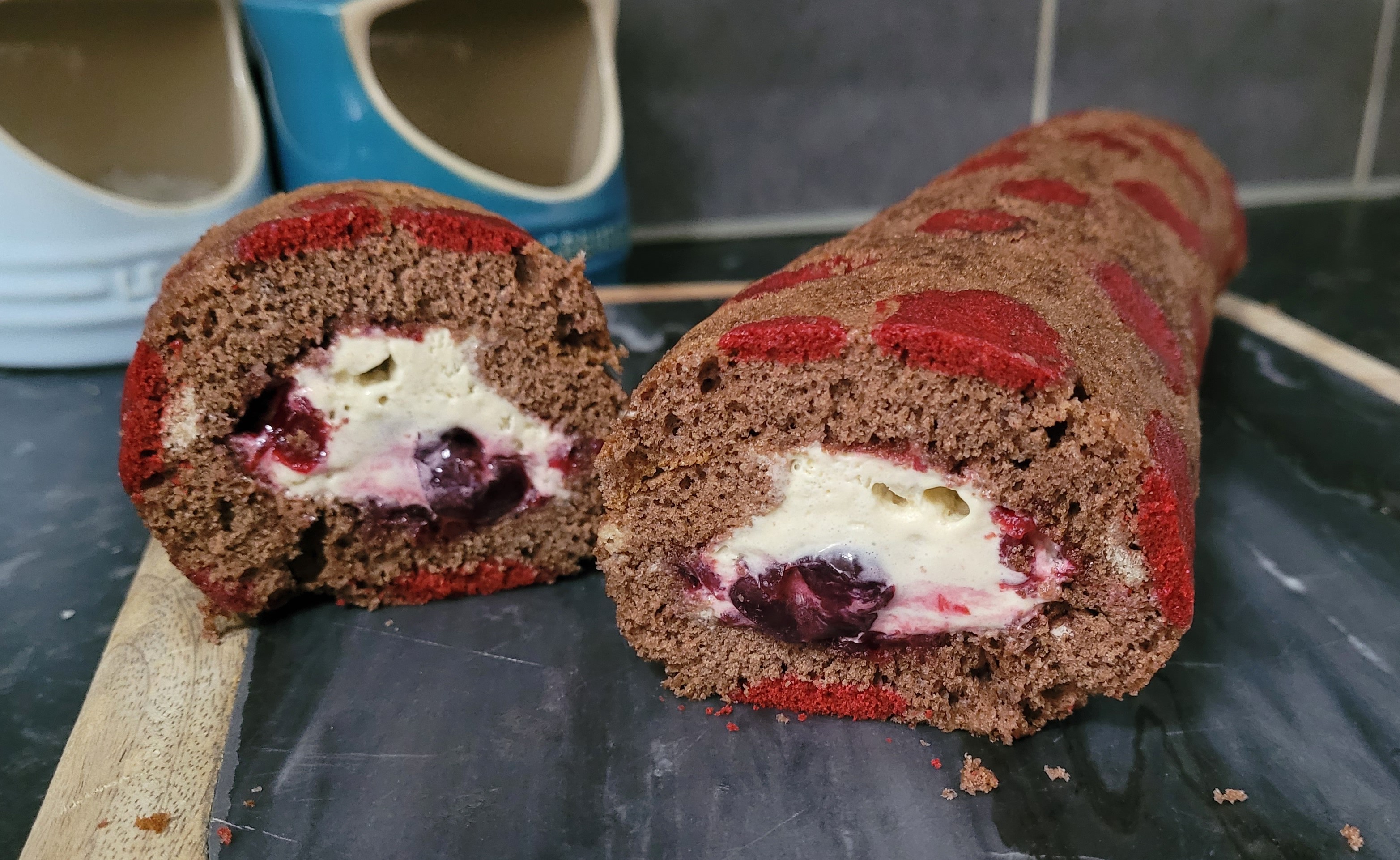 Black forest arctic roll – Full As An Egg