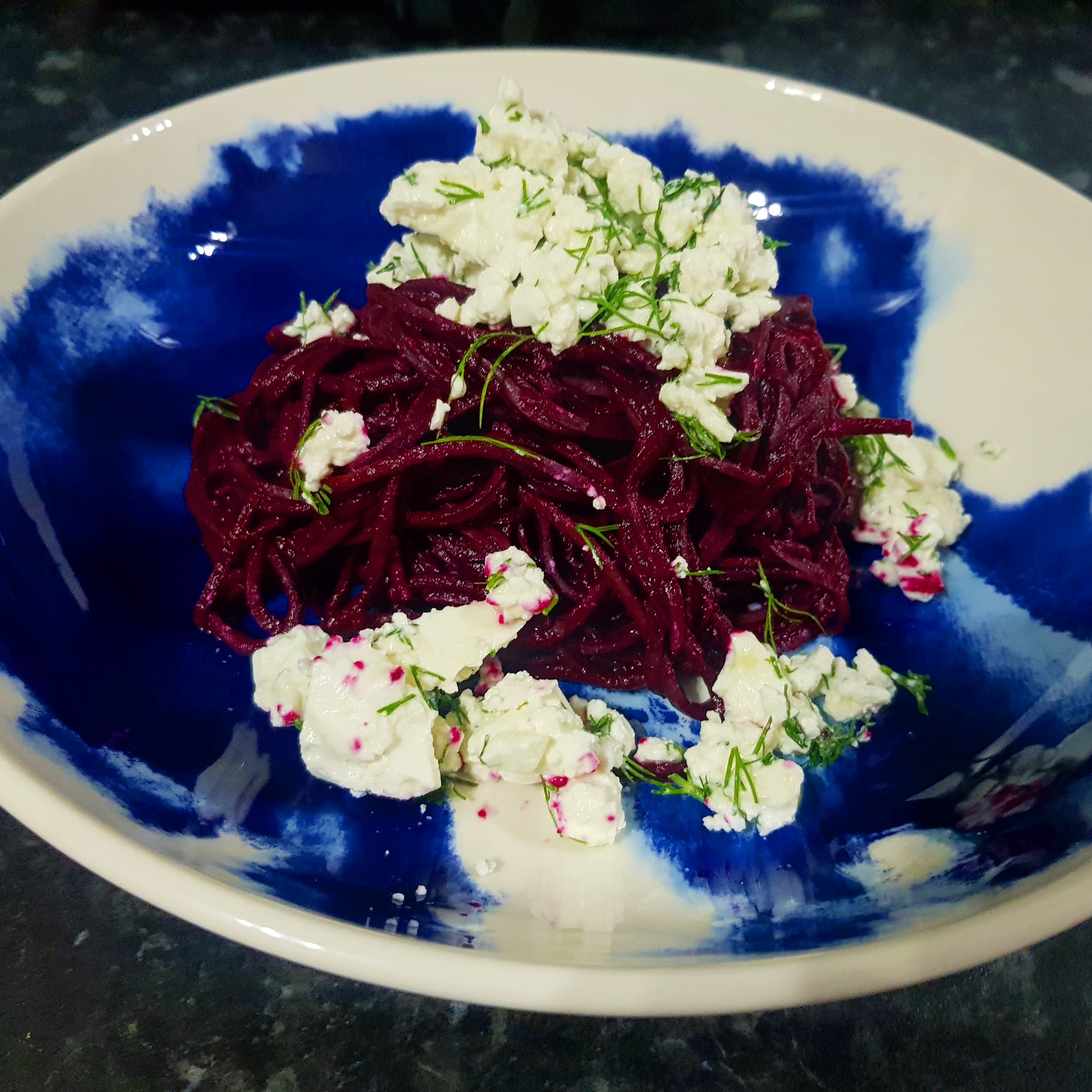 Beetroot and feta pasta – Full As An Egg